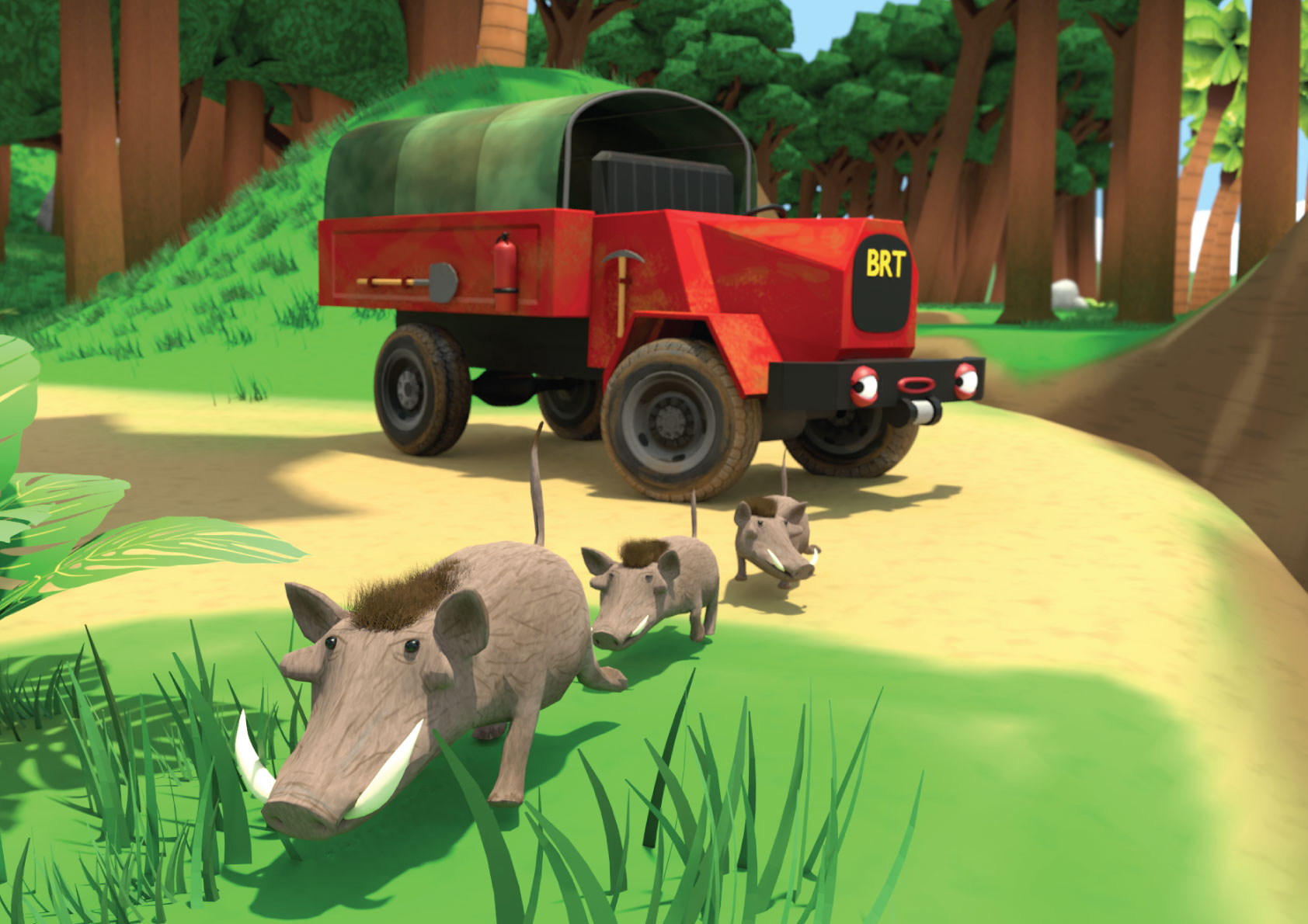 BIG RED TRUCK STORIES – Author Emma Judge – Illustrations Luan Serfontein